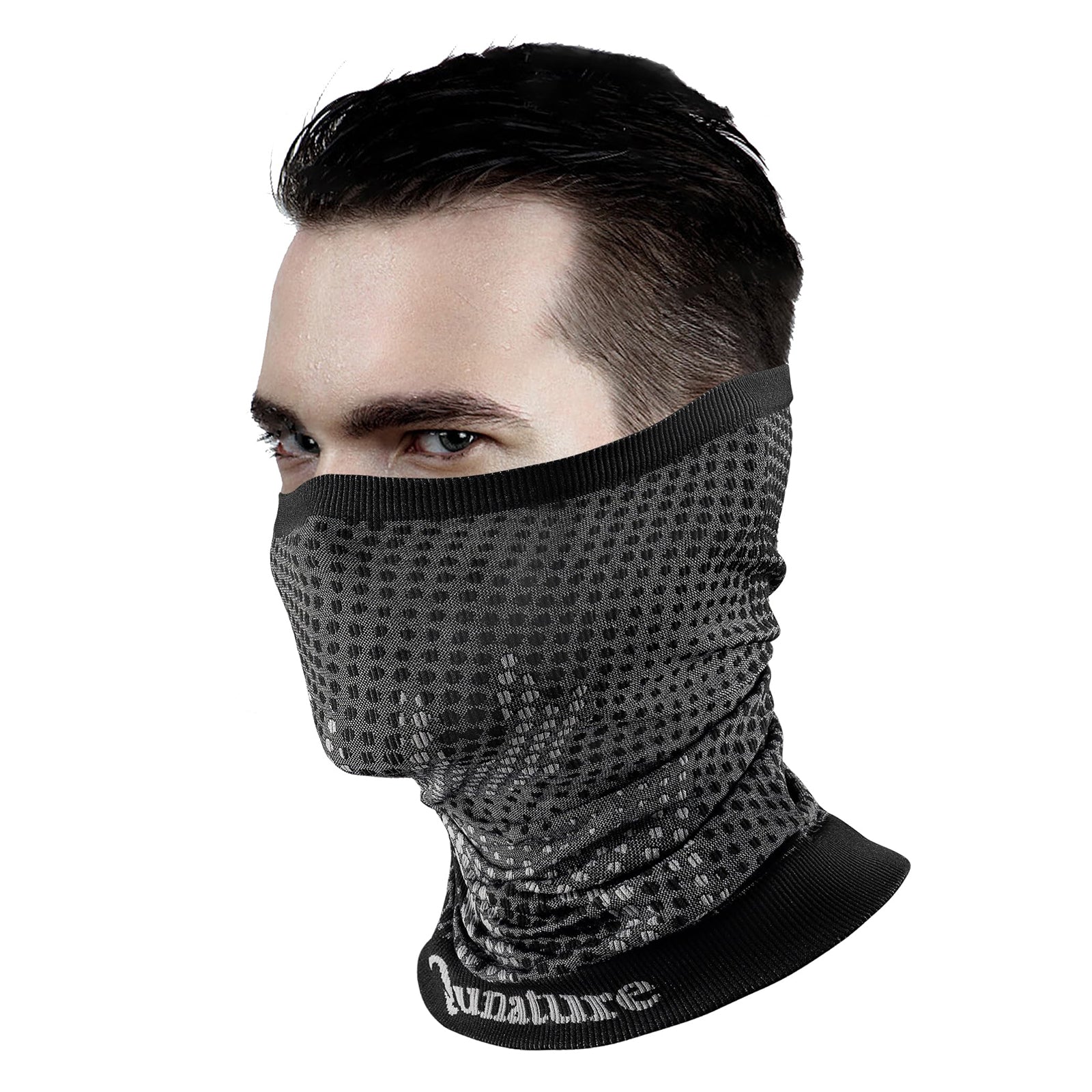Qunature Winter Neck Gaiter Ski Mask Fleece Face Covering for Men and