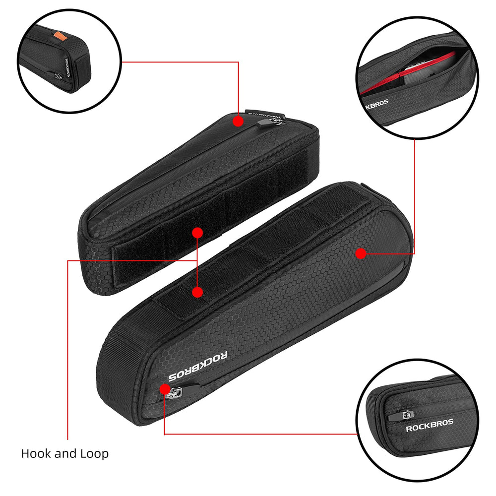 ROCKBROS Combination Triangular Bag 2 in 1 Bicycle Frame Bag