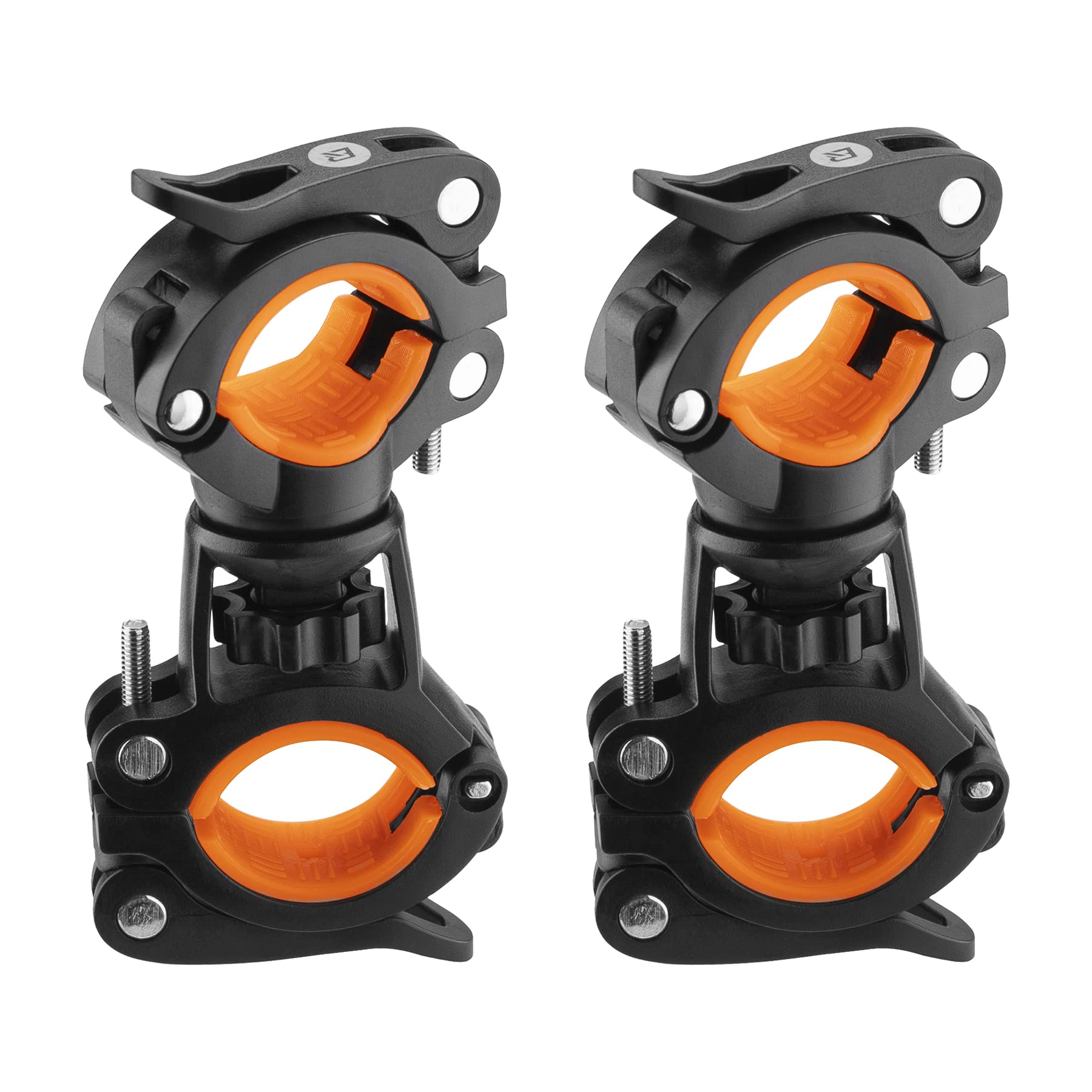 ROCKBROS 360° Rotatable Bike Flashlight Mount for Handlebar Diameter 2
