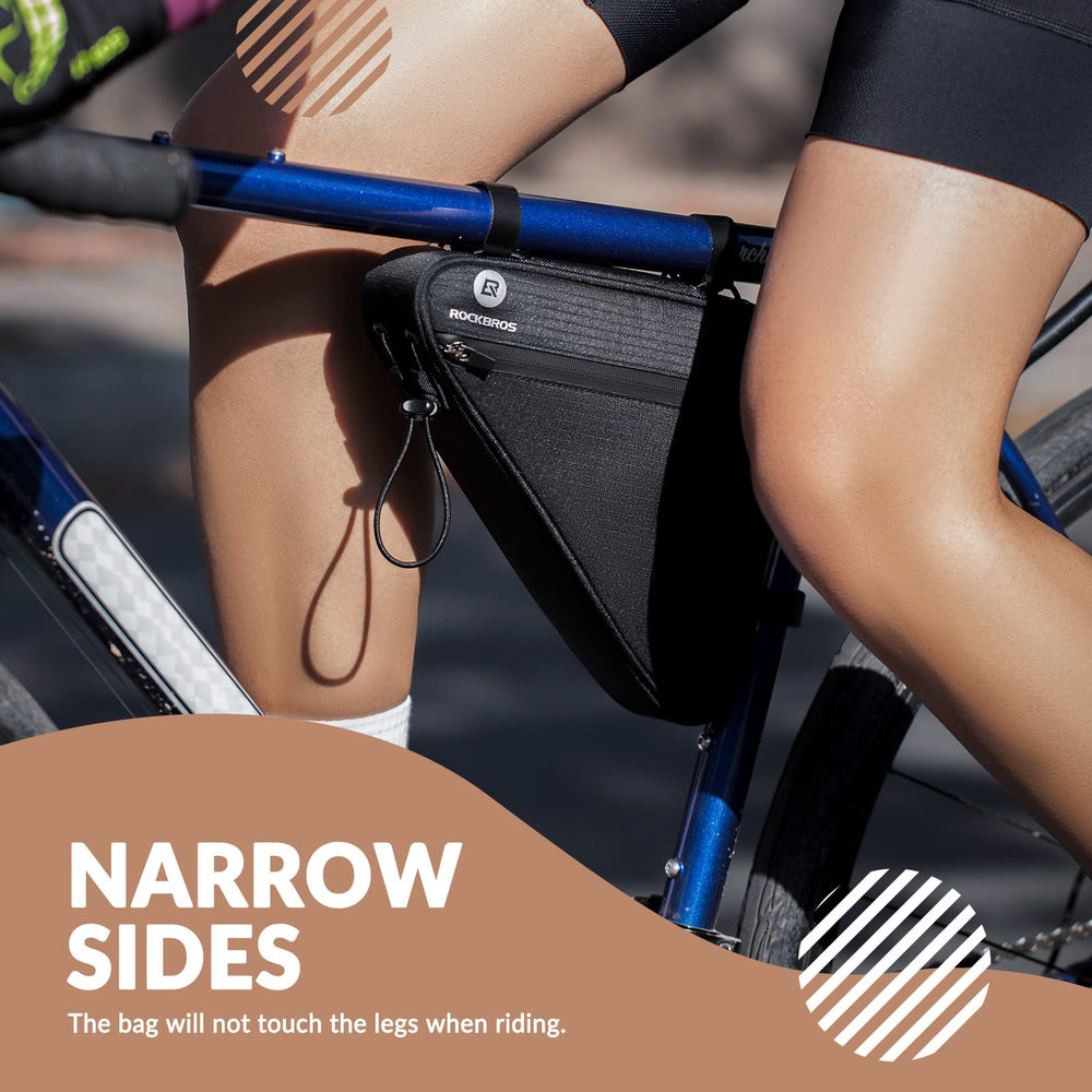 ROCKBROS Bicycle Frame Bag Waterproof Bike Triangle Frame Bag 1.5L