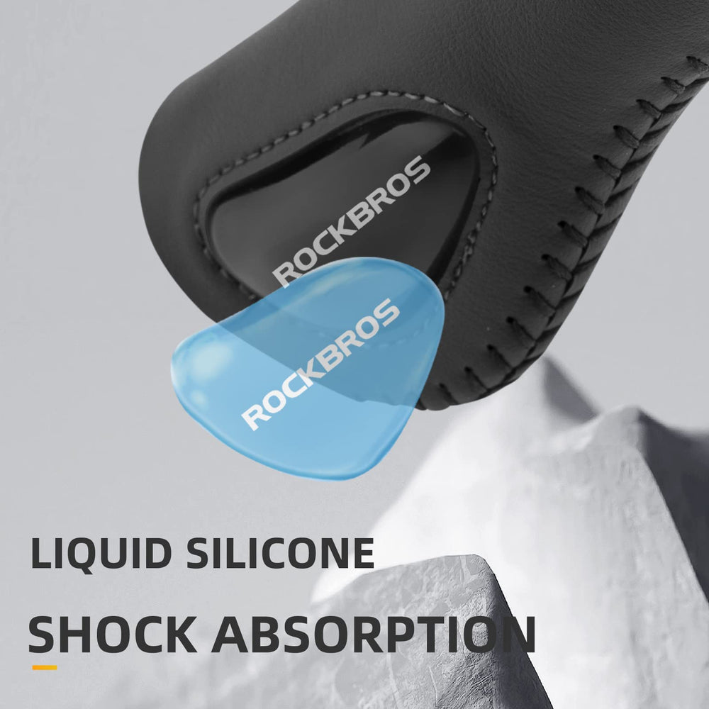 ROCKBROS Bike Handle Grips Ergonomics Design Soft Gel Lock-On Grips