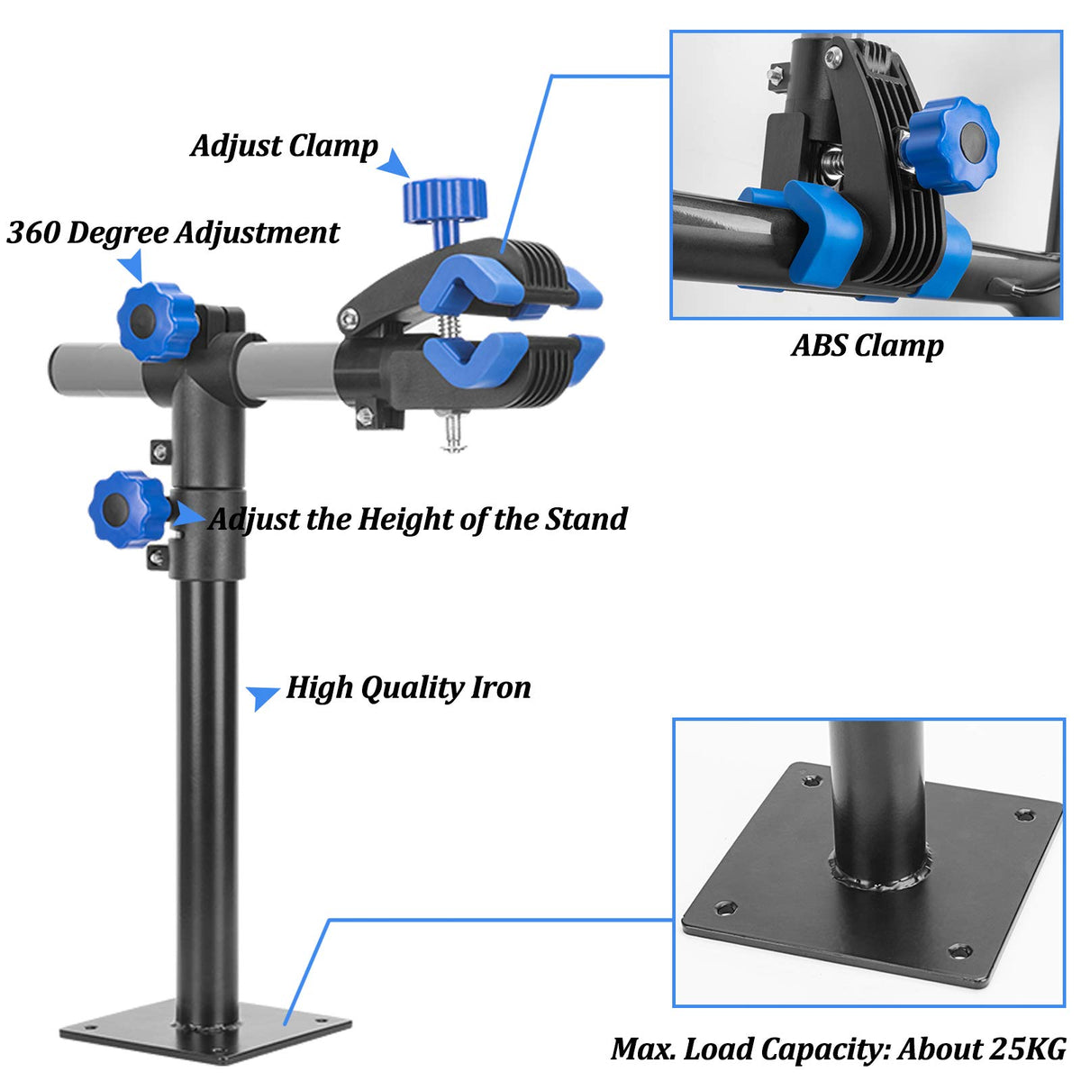 ROCKBROS Bike Repair Stand Foldable Wall-Mount Bicycle Repair Workstan