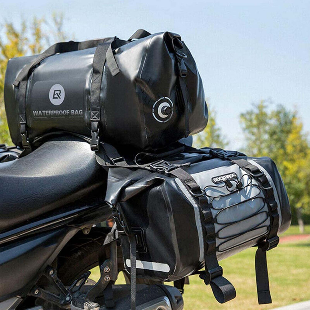 ROCKBROS Motorcycle Pannier Bag Waterproof Luggage Saddle Bag 2 Packs