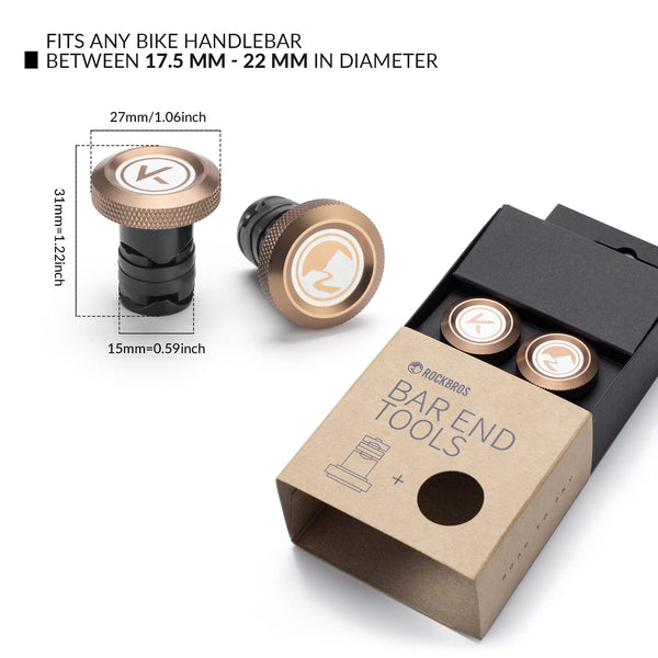 ROCKBROS Road-to-Sky Bicycle Handlebar Plugs Bar End Plugs 2pcs