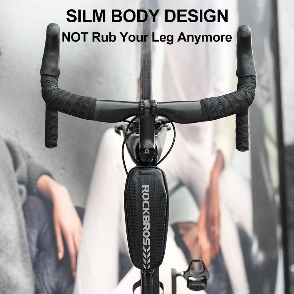 Hard Shell Bike Top Tube Bag 1.1L / 1.5L | Shockproof Cycling Frame ...