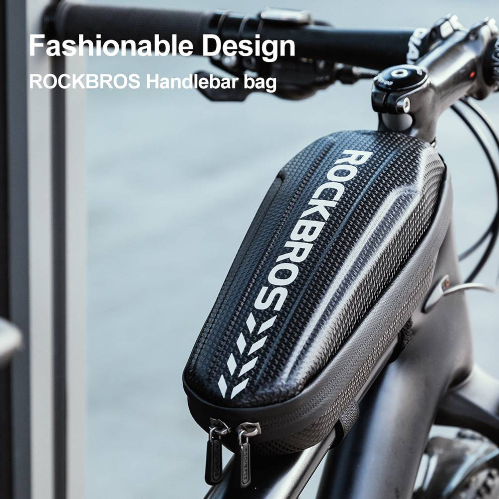 Hard Shell Bike Top Tube Bag 1.1L / 1.5L | Shockproof Cycling Frame ...