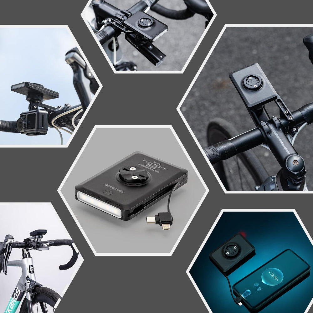 ROCKBROS Waterproof Bike Front Light and Power Bank Perfect for Bikepa