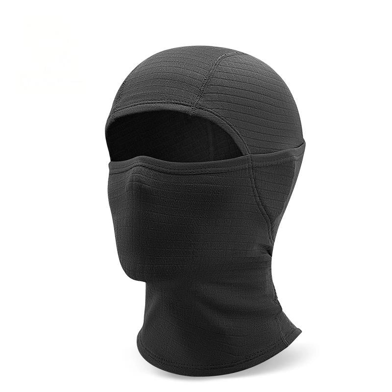 Waffle Grid Hooded Mask with Full-Face Cold Protection - Qunature